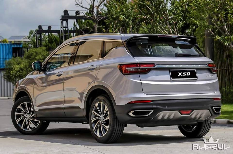 Proton sah daftar tanda dagangan X50 | Careta