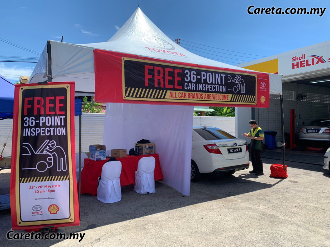 Toyota, Shell Malaysia tawar pemeriksaan 36 mata, percuma! | Careta