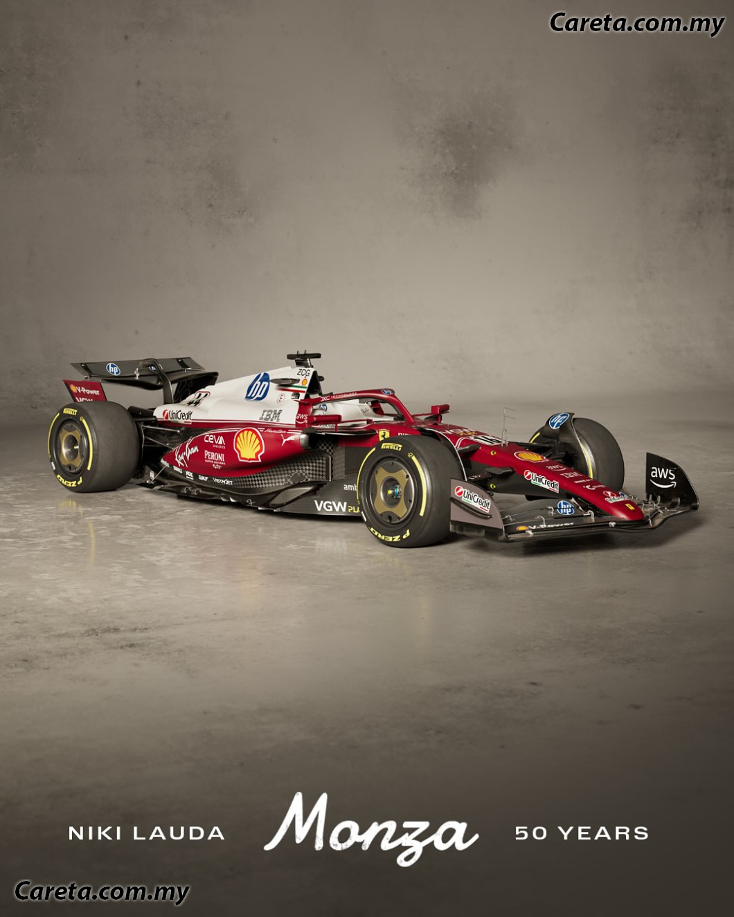 Ferrari Pamer Livery Istimewa di Monza Sempena 50 Tahun Kejuaraan Niki ...