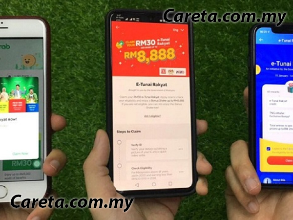 Program e-Tunai rakyat: bermulanya langkah perjalanan rakyat Malaysia menggunakan e-dompet | Careta